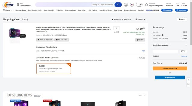 Newegg Promo Codes - $30 Off | October 2024