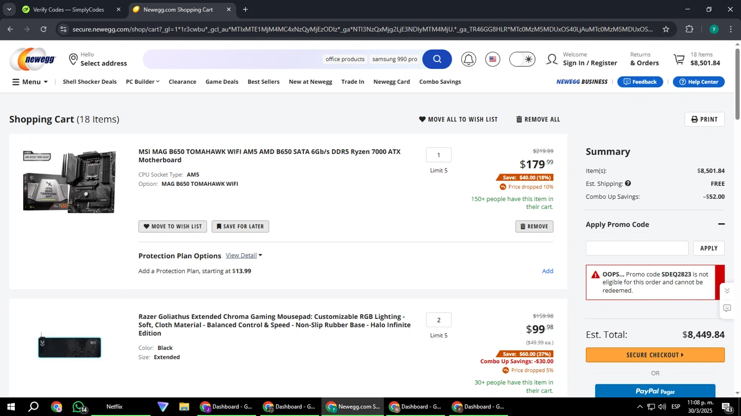 Newegg Promo Codes (9 Verified) - $60 Off w/Code Apr 2025