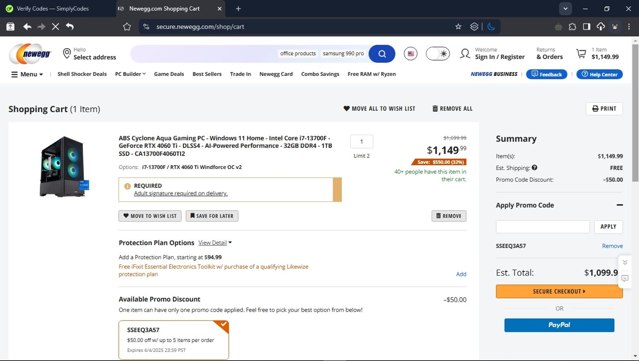 Newegg Promo Codes (9 Verified) - $60 Off w/Code Apr 2025