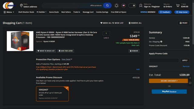 Newegg Promo Codes (9 Verified) - $60 Off w/Code Apr 2025