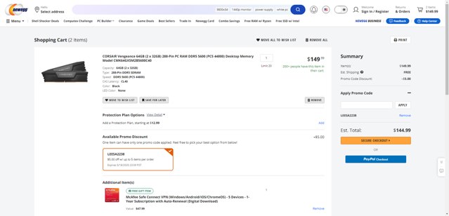 Newegg Promo Codes (9 Verified) - $100 Off w/Code May 2025