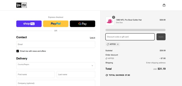 New Era Cap Coupon Codes (3 Verified) - 20% Off Apr 2025