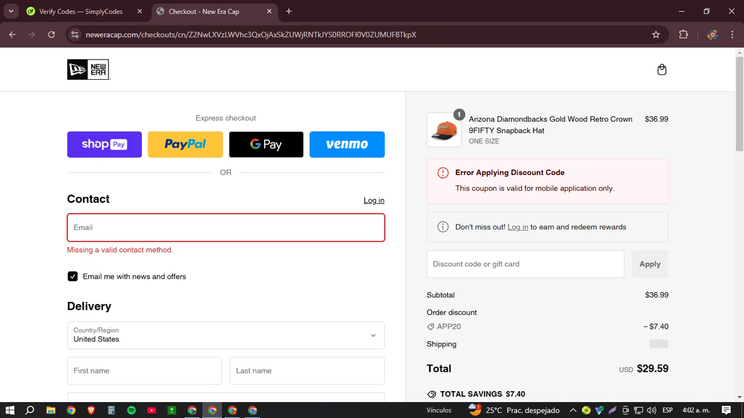 New Era Cap Coupon Codes - 40% Off | January 2025