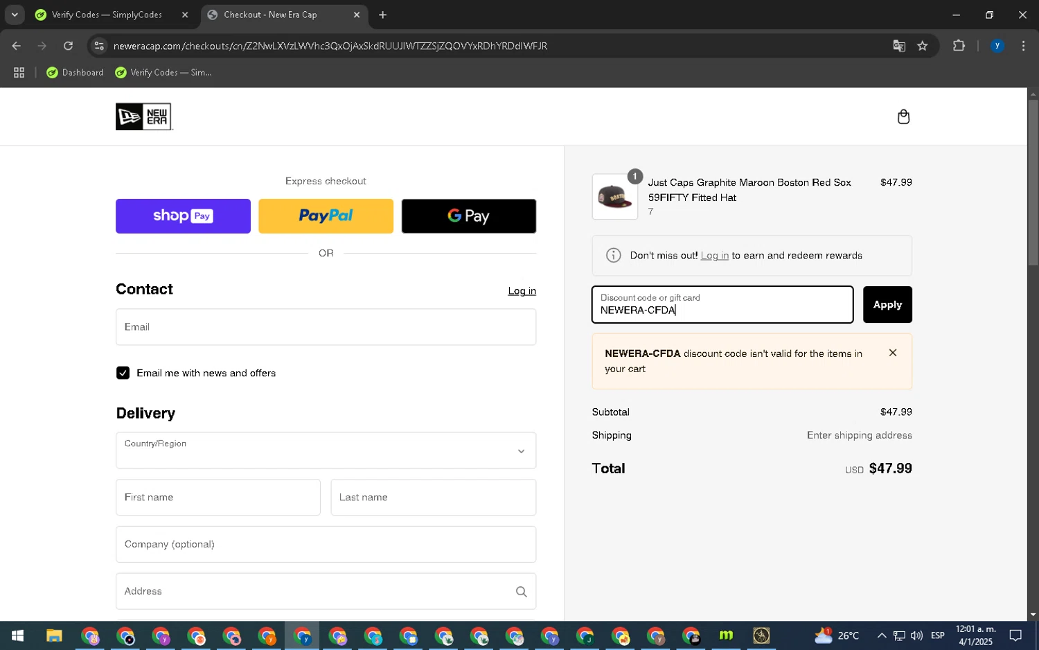 New Era Cap Coupon Codes - 40% Off | January 2025