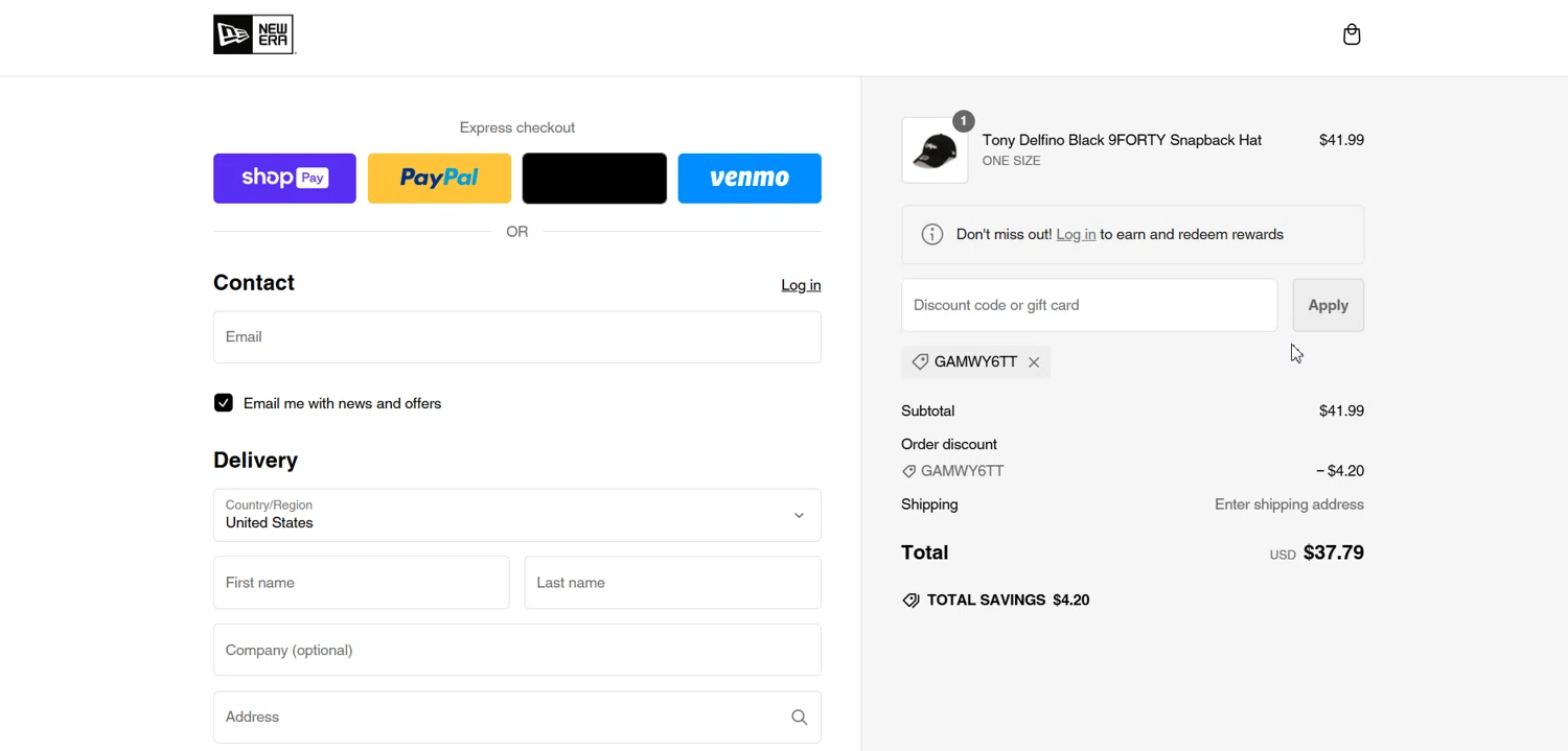 New Era Cap Coupon Codes - 30% Off | November 2024