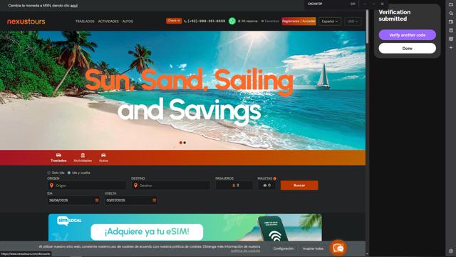 Nexus Tours Promo Codes (2 Verified) - 20% Off Oct 2025