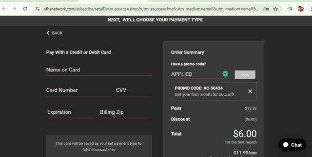 NFHS Network Promo Codes - 50% Off | November 2024