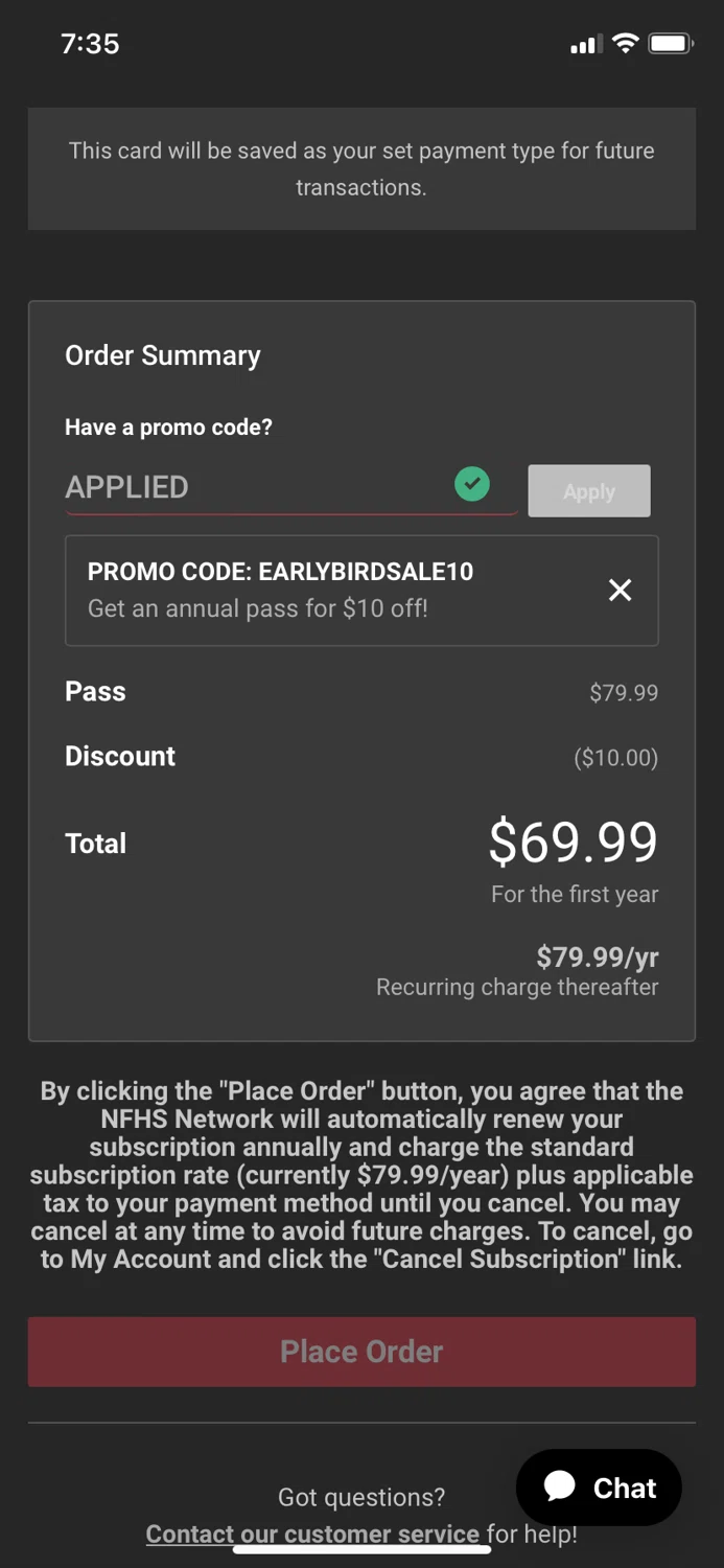 NFHS Network Promo Codes - up to 50% Off | November 2024
