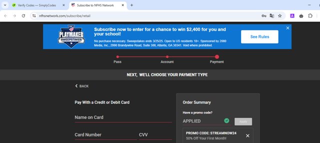 NFHS Network Promo Codes (2 Verified) - 50% Off Apr 2025