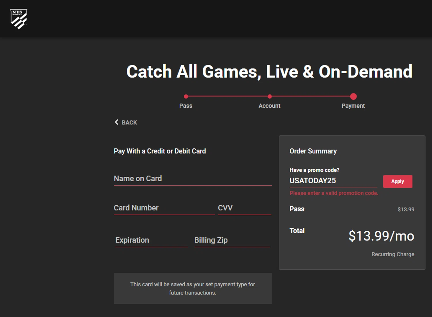 NFHS Network Promo Codes - 50% Off (Verified) Oct 2025