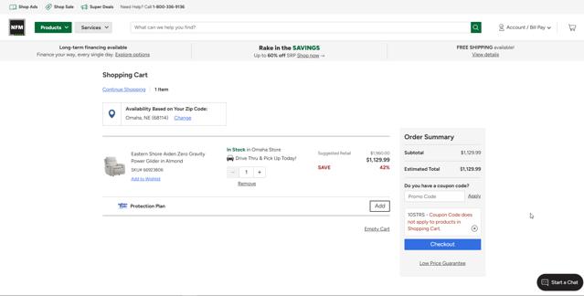 Nebraska Furniture Mart Promo Codes - $10 Off Oct 2025
