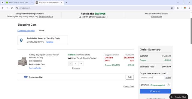 Nebraska Furniture Mart Promo Codes - $10 Off Oct 2025