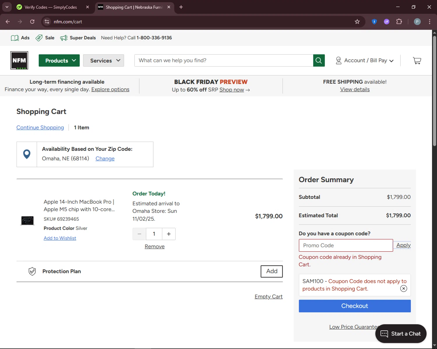 Nebraska Furniture Mart Promo Code - $60 Off Nov 2025