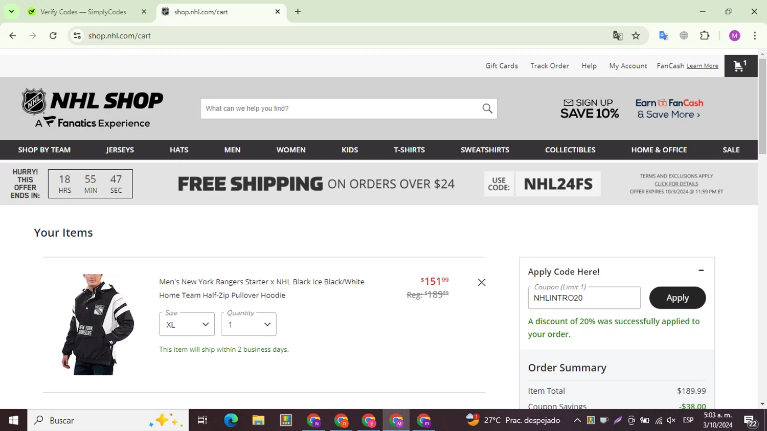 NHL Shop Coupons - 25% Off | November 2024