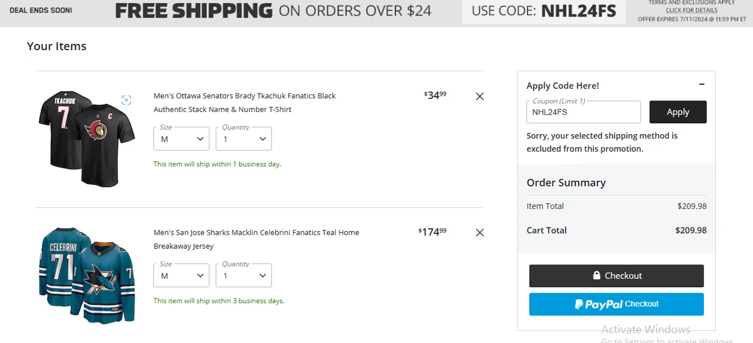 NHL Shop Promo Codes – 25% Off | July 2024