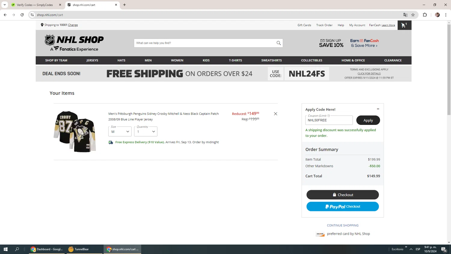 NHL Shop Coupons - 10% Off | September 2024