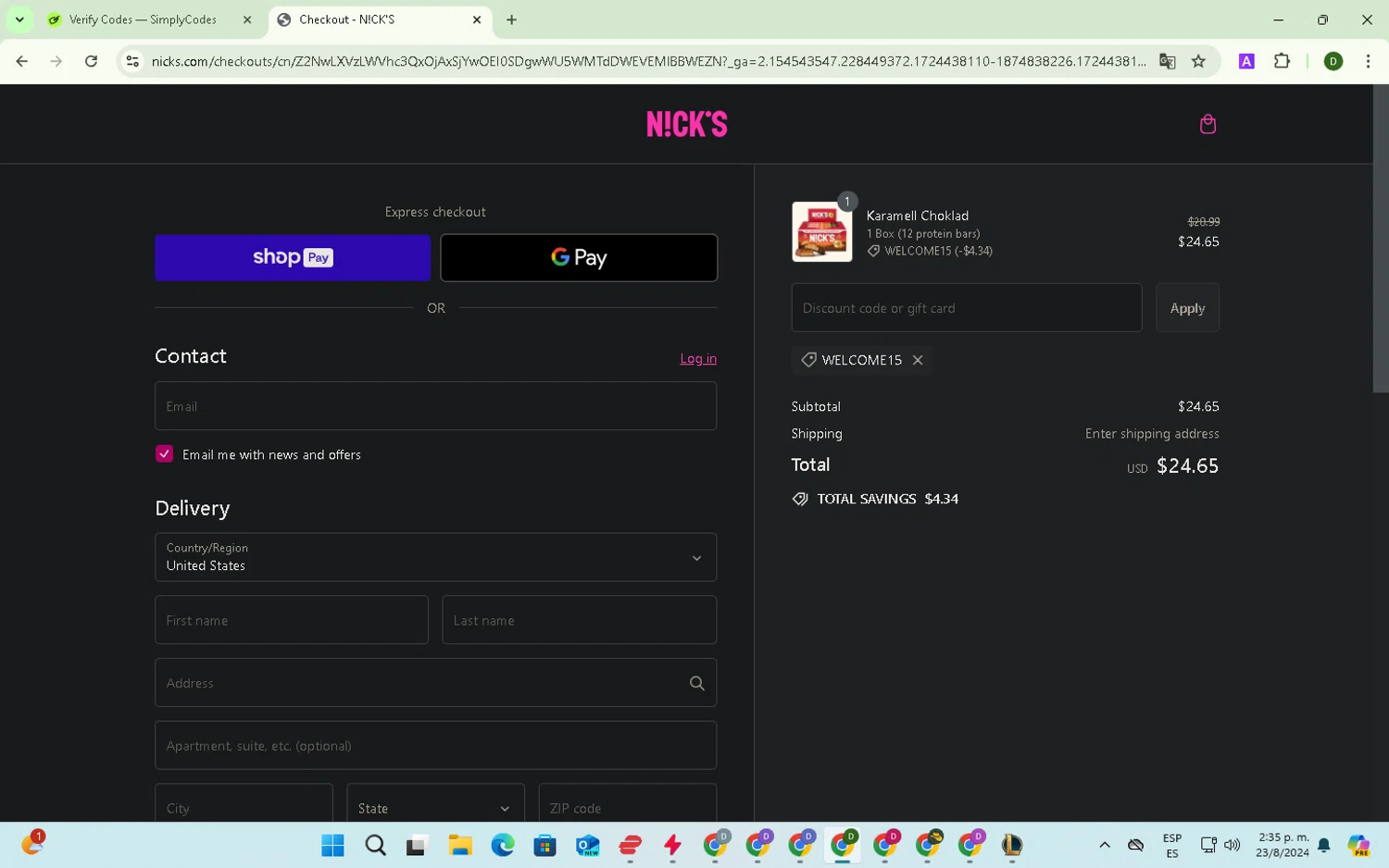 Nick's Coupons - 20% Off | November 2024