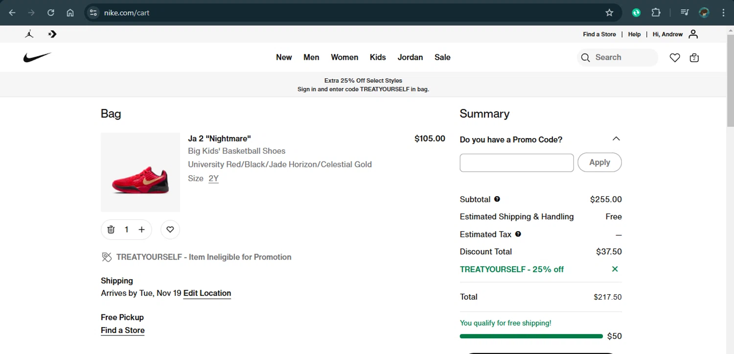 Nike Promo Codes & Black Friday 2024 Deals - 25% Off