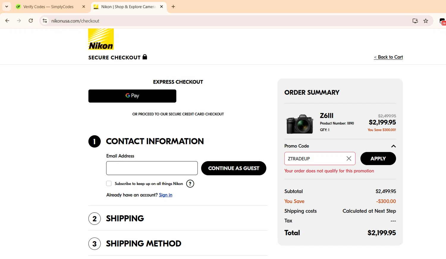 Nikon Promo Codes - $25 Off | January 2025