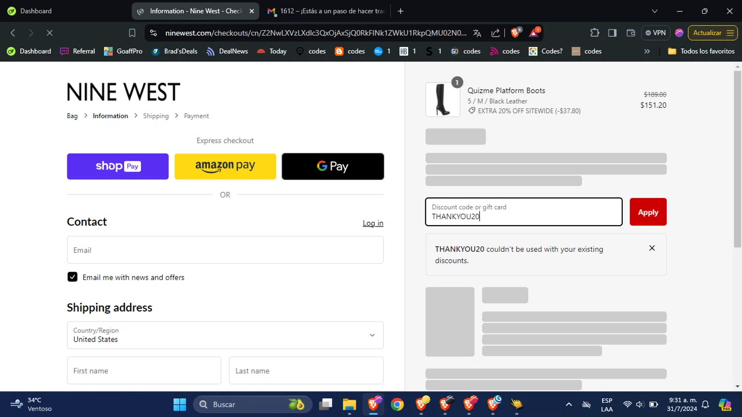 Nine West Coupons - 15% Off Promo Codes in August 2024 | SimplyCodes