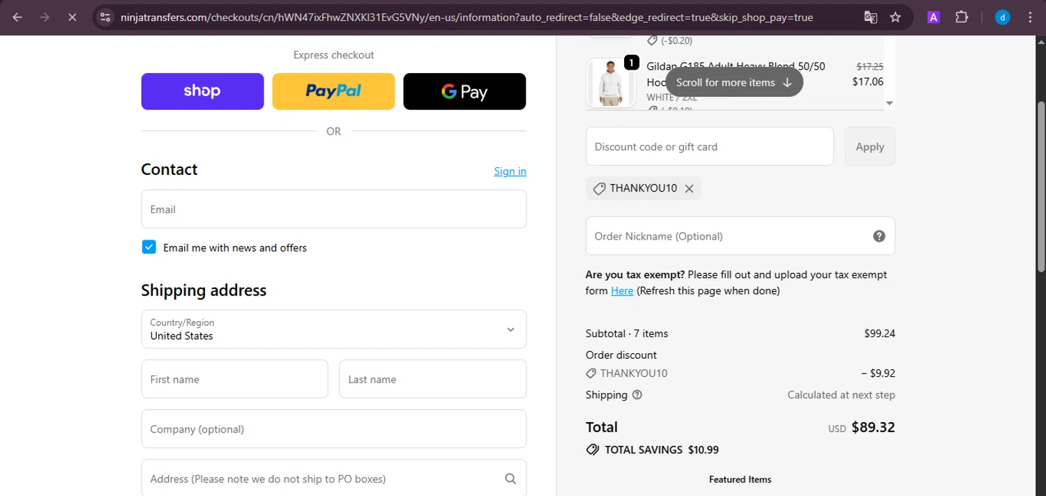 Ninja Transfers Promo Codes (16 Verified) - $10 Off Oct 2025