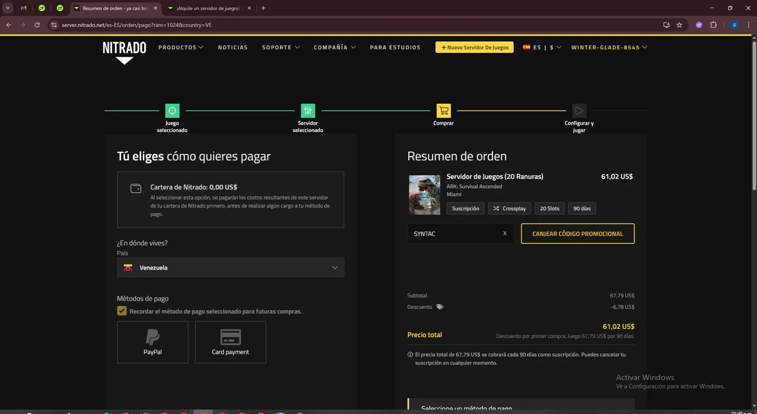 Nitrado Promo Codes - 10% Off (2 Verified) Nov 2025