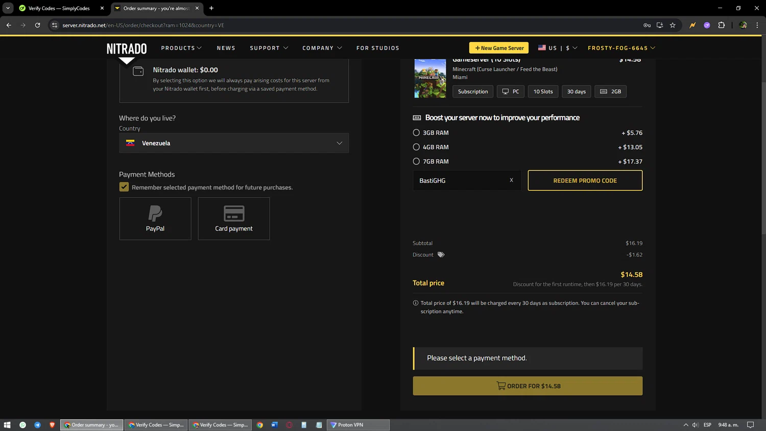 Nitrado Promo Codes - 10% Off (2 Verified) Nov 2025