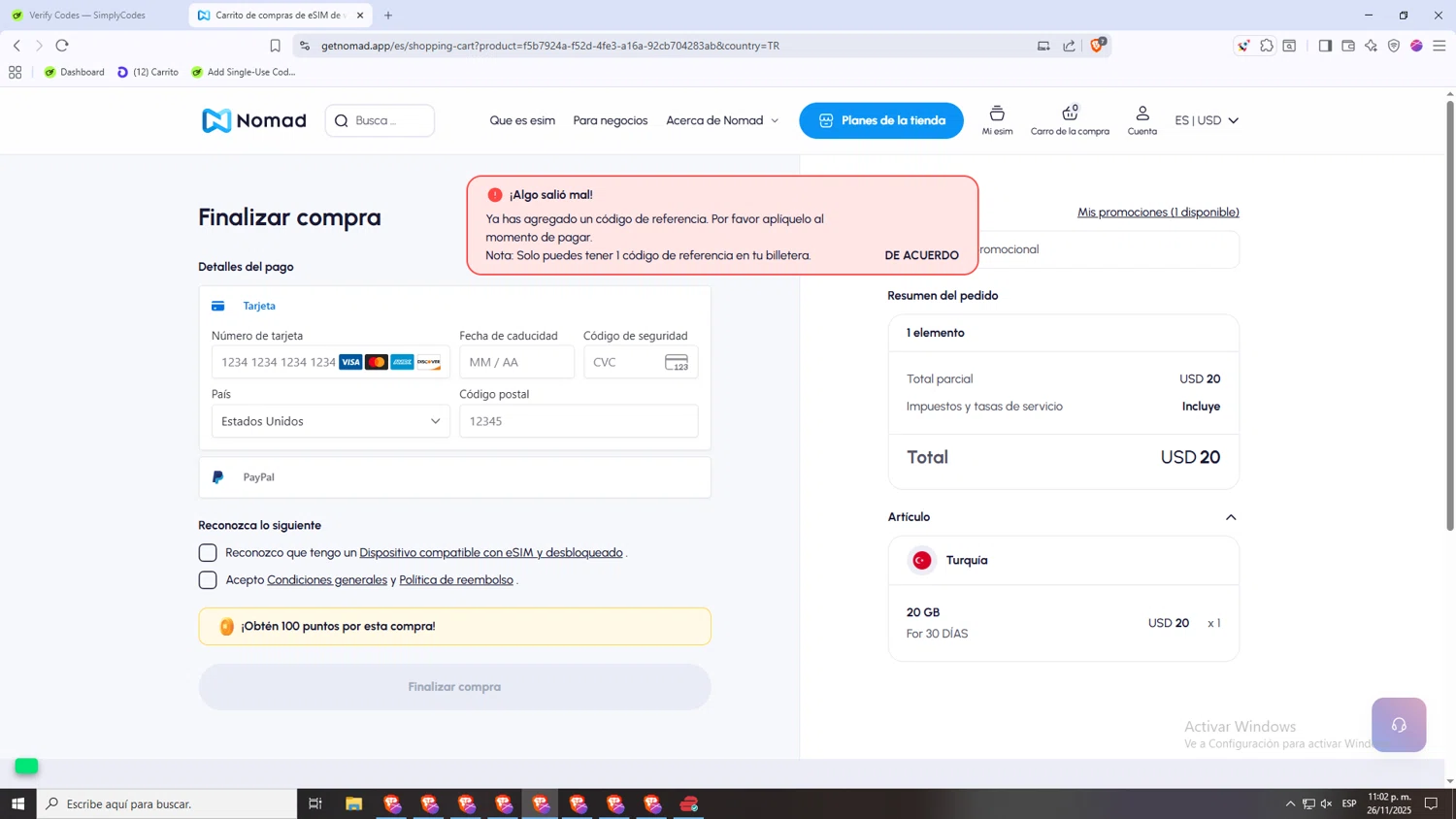 Nomad App Promo Codes - 20% Off (5 Verified) Dec 2025