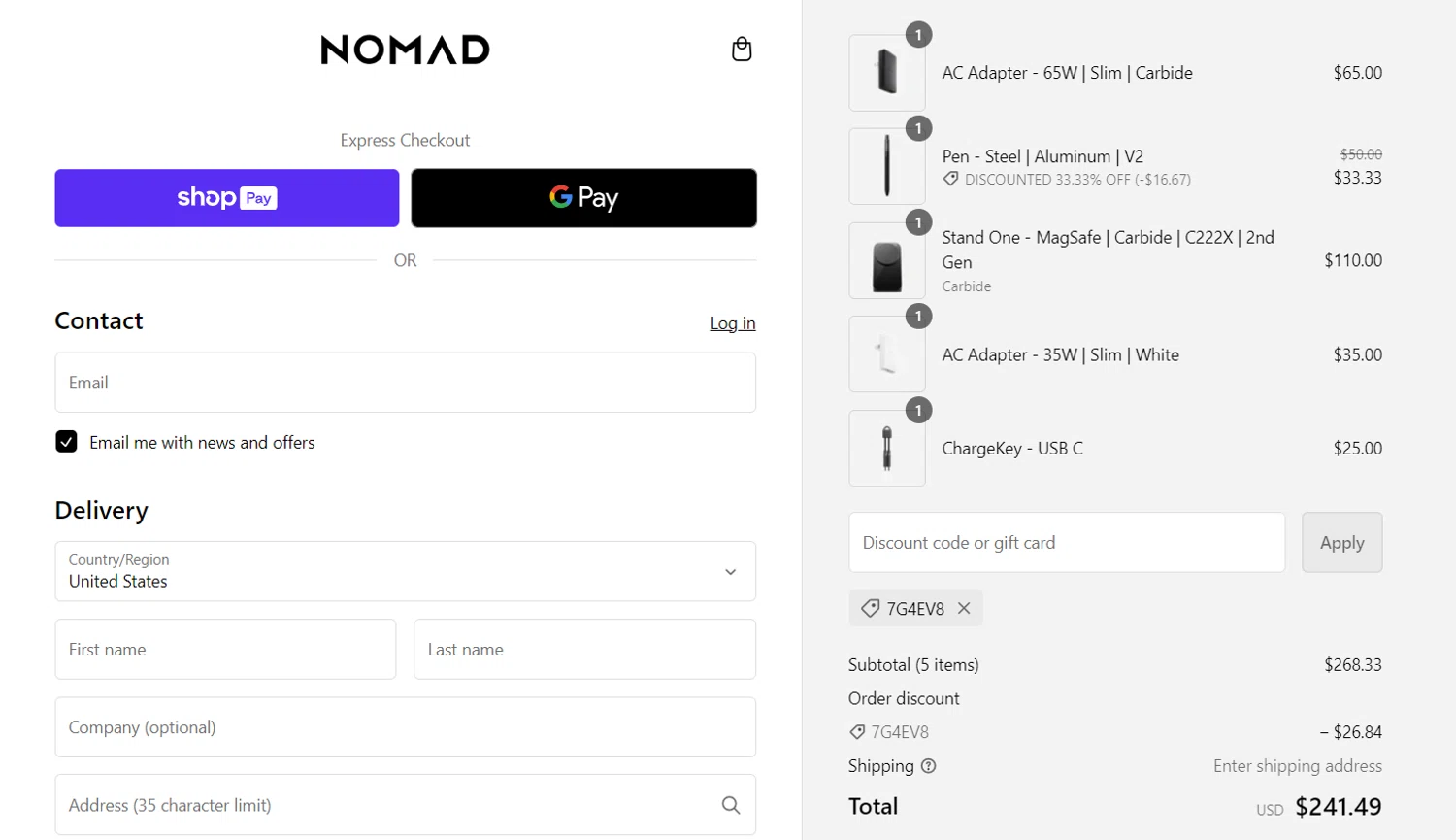 Nomad Goods Coupons - 11% Off | November 2024