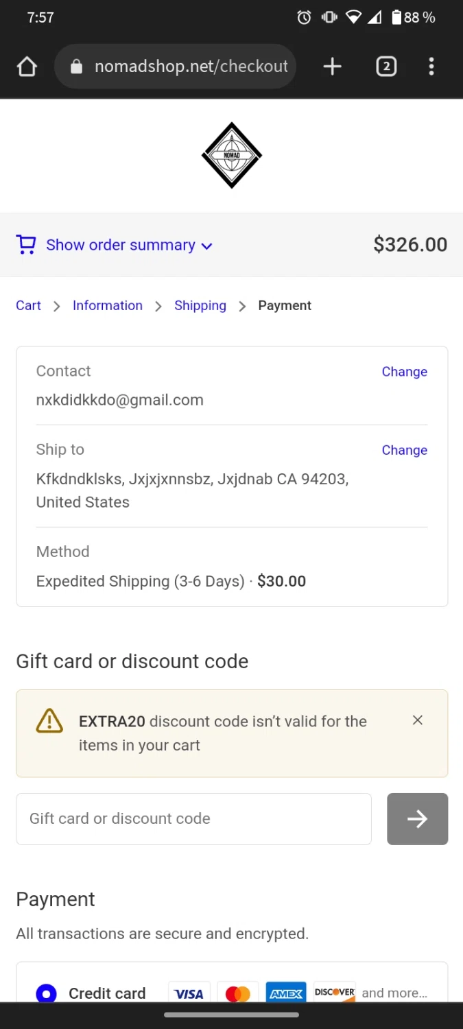 NOMAD Discount Codes - 50% Off | January 2025