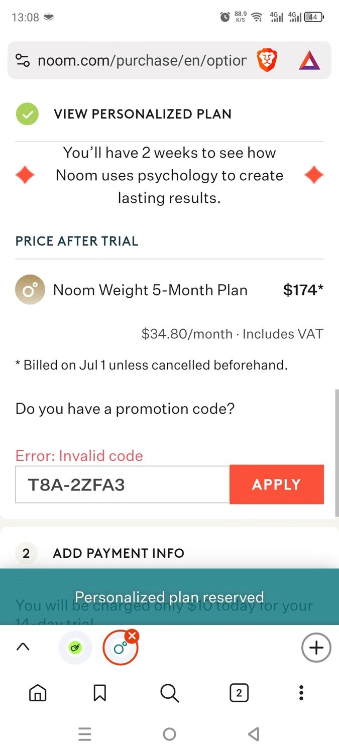 Noom Discount Codes - 25% Off (2 Verified) Sep 2025
