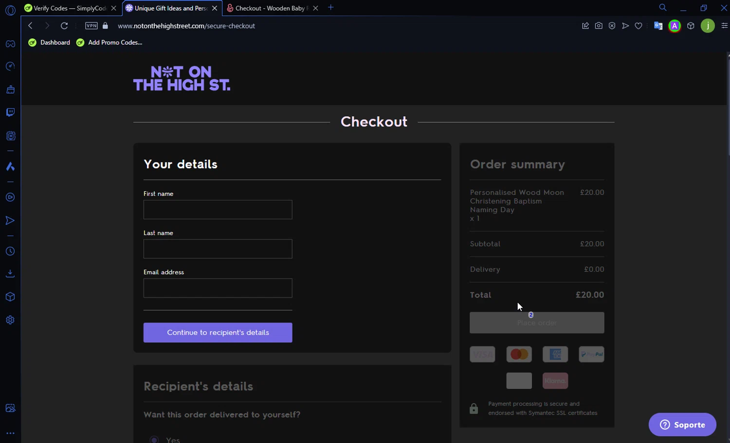 Not On The High Street Promo Codes - 15% Off | November 2024
