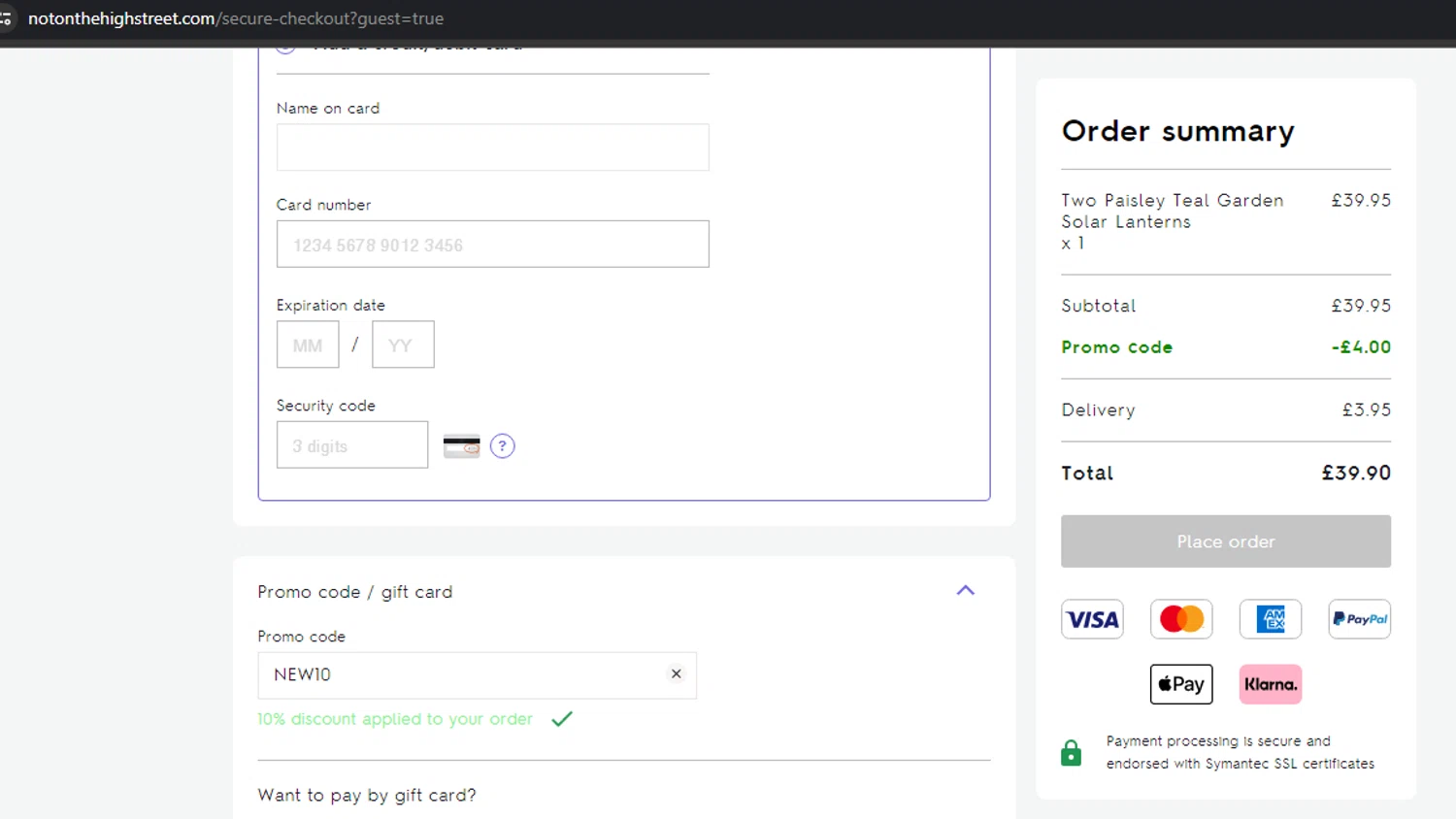 Not On The High Street Promo Codes - 15% Off | November 2024