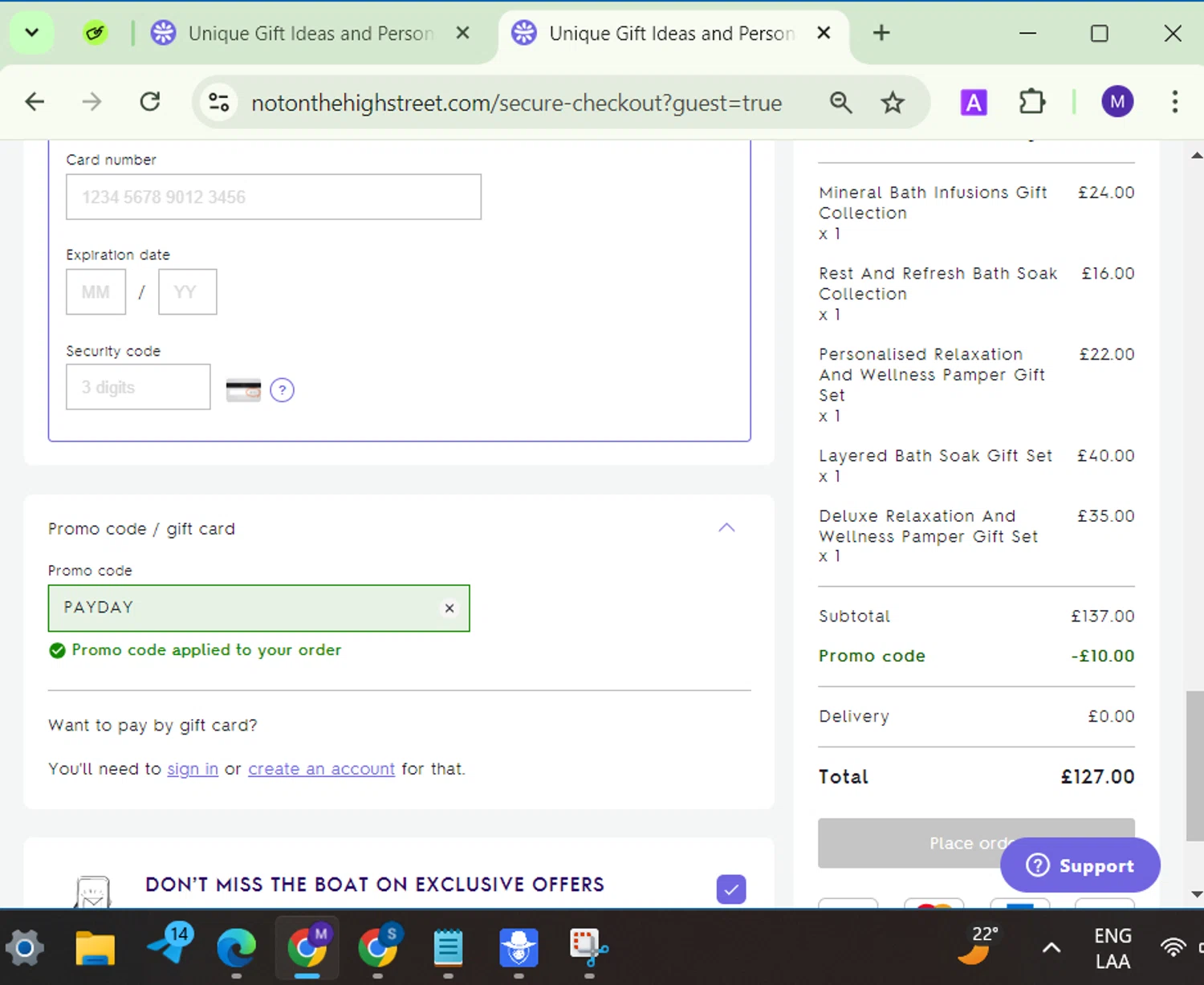 Not On The High Street Promo Codes - 15% Off | November 2024