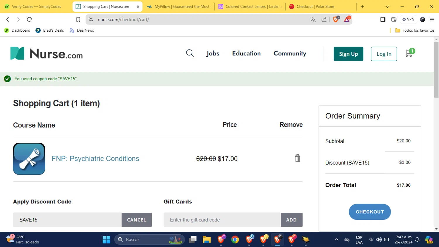 Nurse.com Promo Codes - 20% Off | September 2024