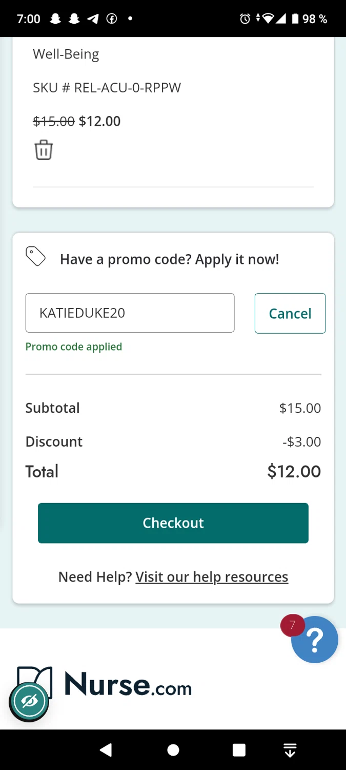 Nurse.com Promo Codes (7 Verified) - 20% Off Jan 2025