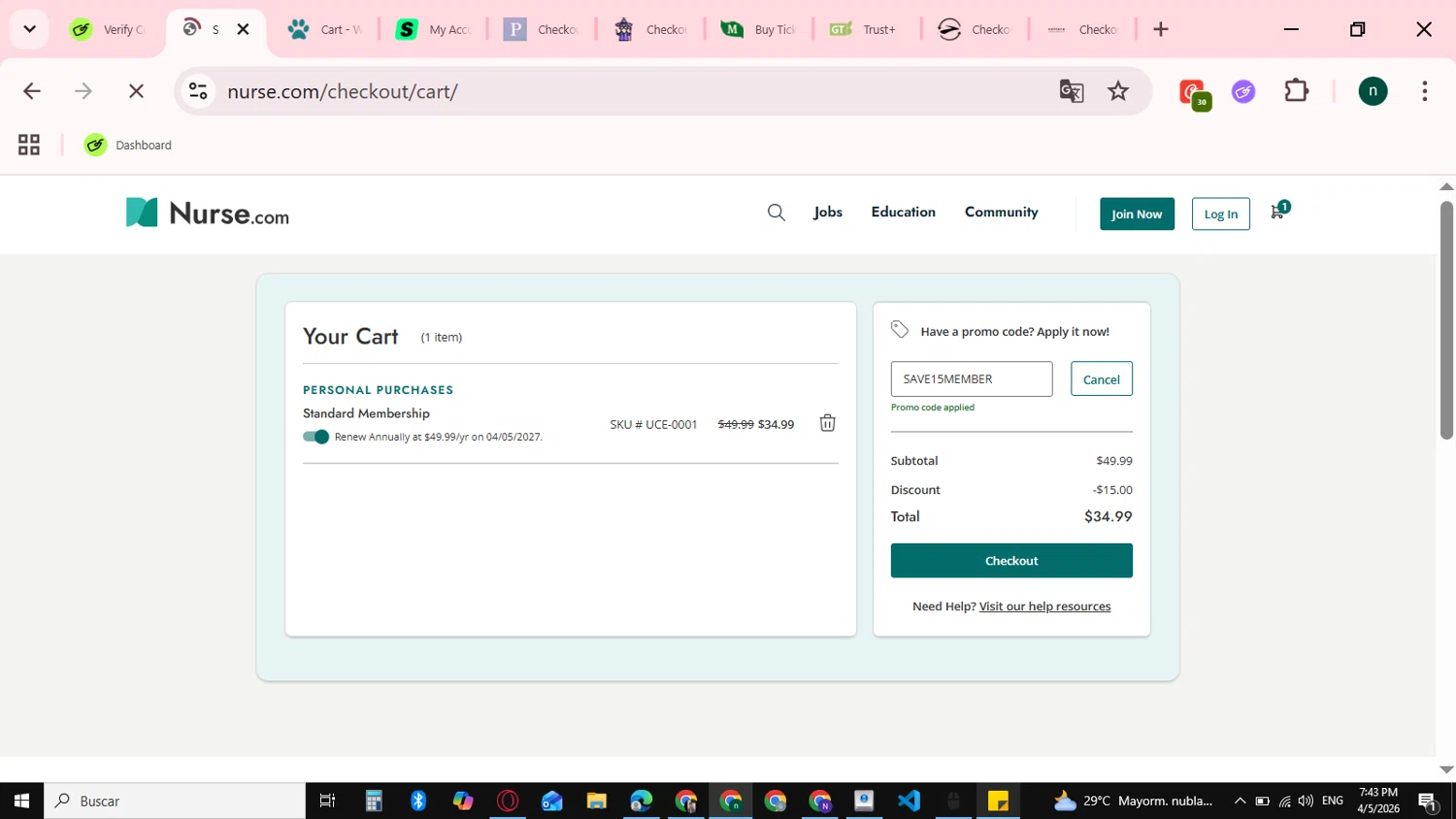 Nurse.com Promo Codes - 20% Off (8 Verified) May 2026
