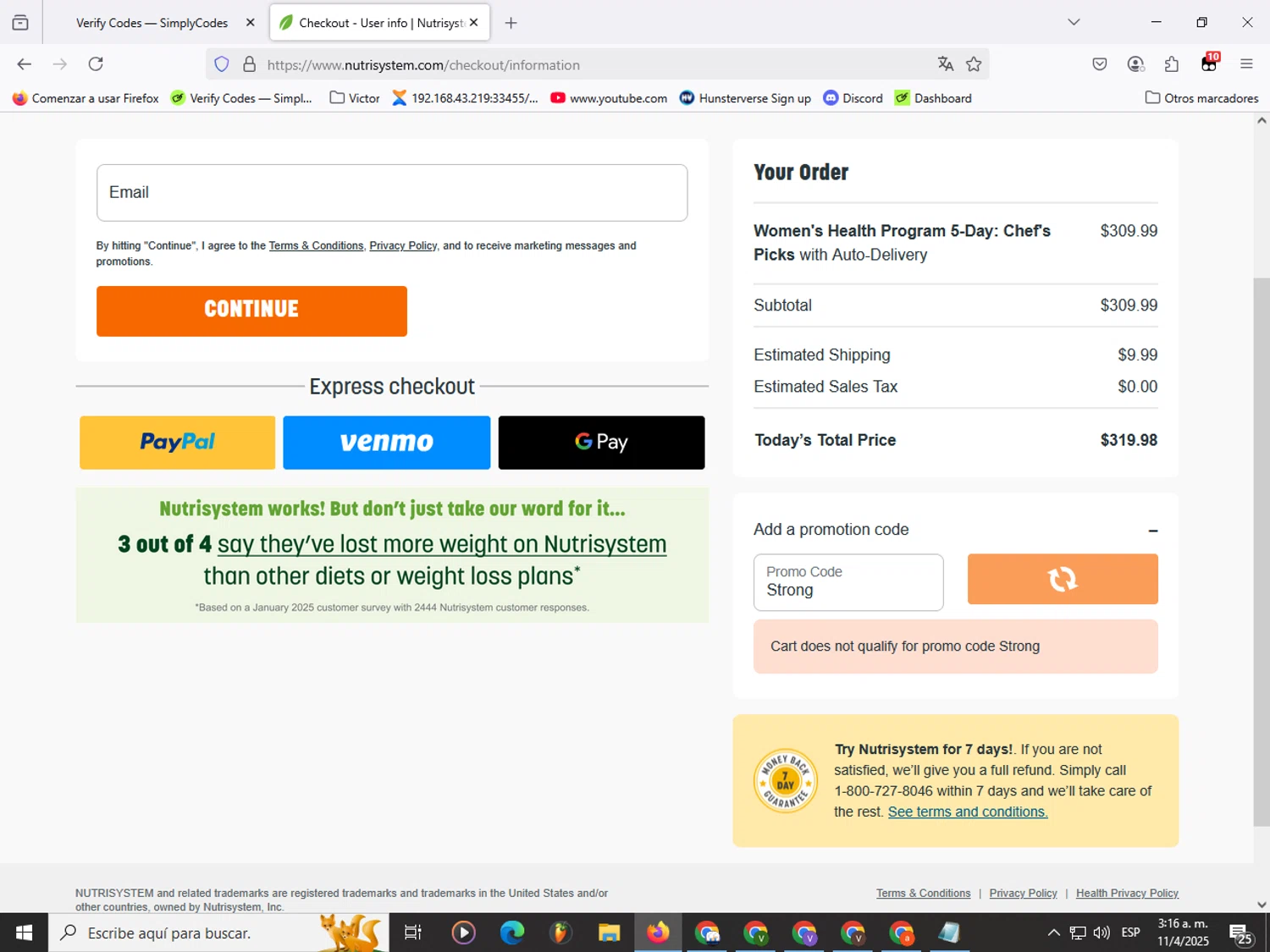 NutriSystem Promo Codes - $50 Off (Verified) Sep 2025
