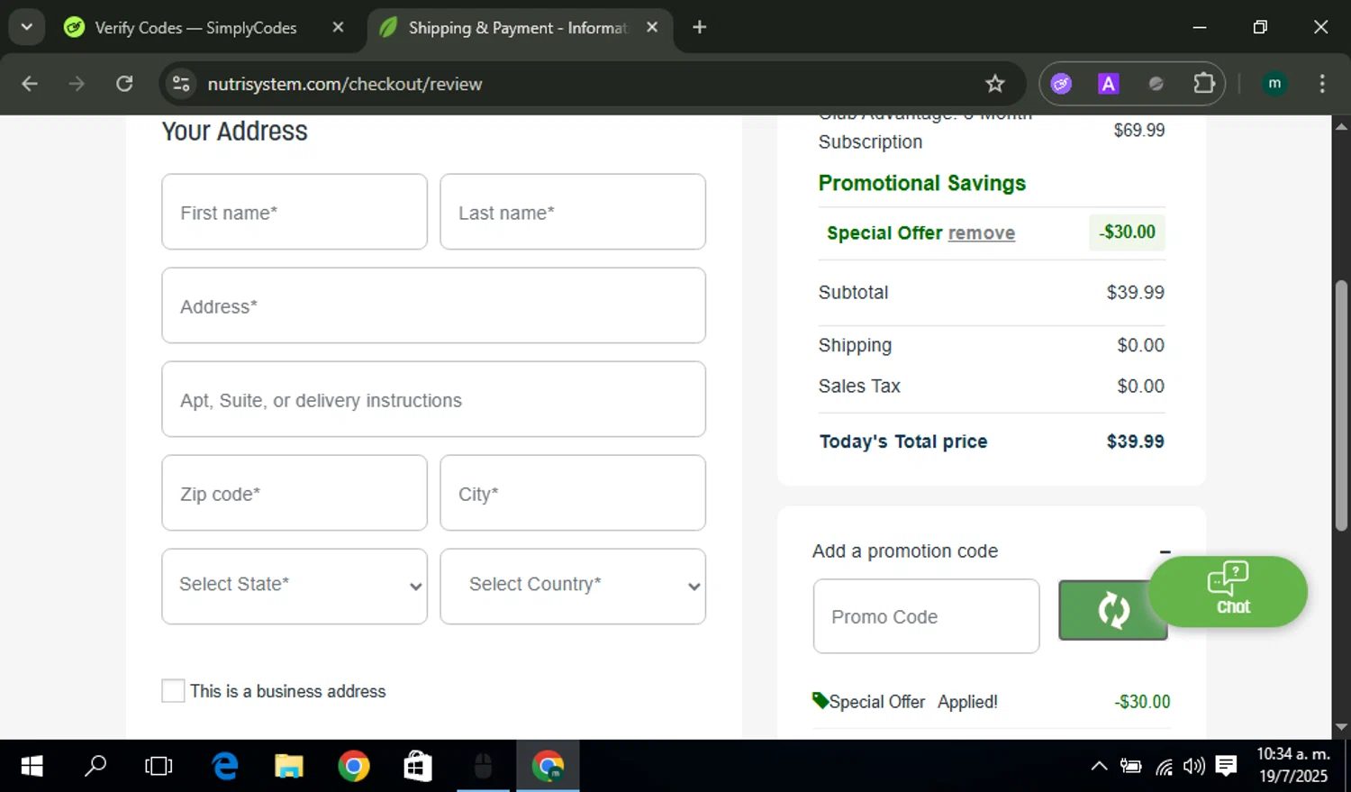 NutriSystem Promo Codes - 30% Off (20 Verified) Dec 2025