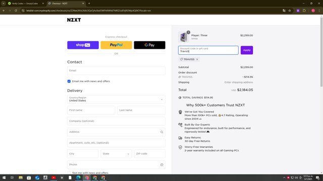 NZXT Discount Codes (6 Verified) - 5% Off Sitewide Feb 2025