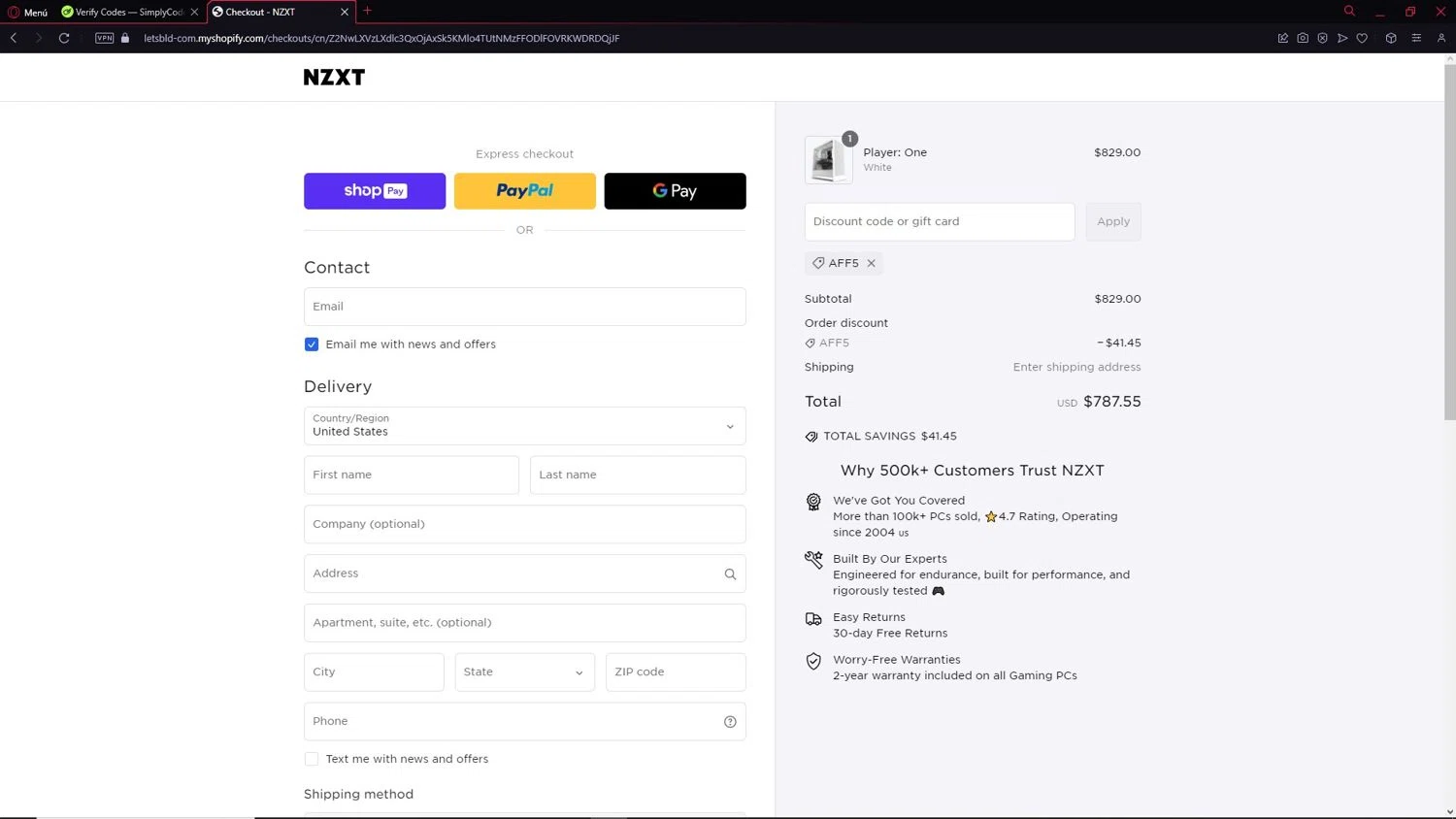 NZXT Promo Codes - 5% Off Sitewide (3 Verified) Dec 2025