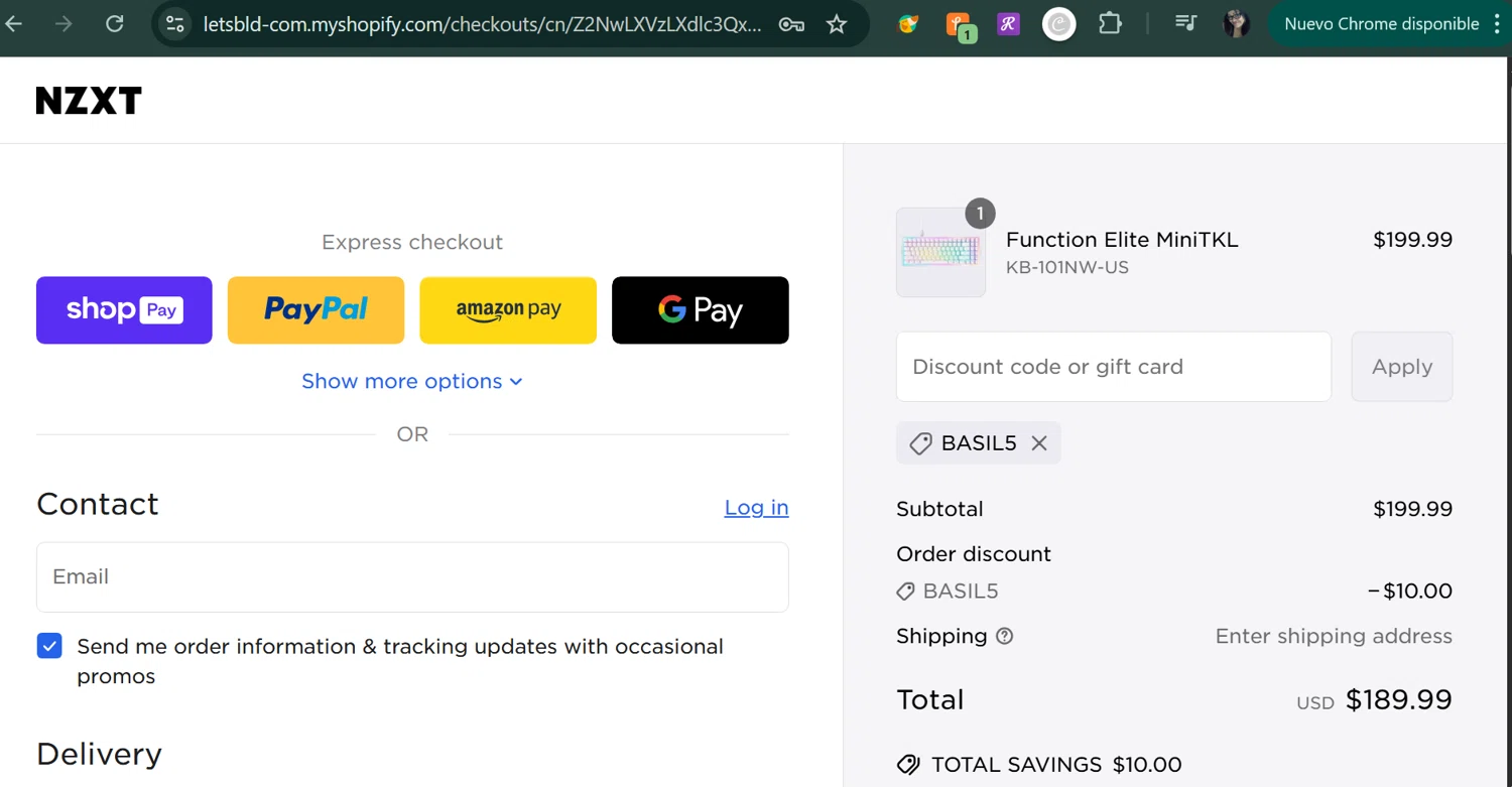 NZXT Discount Codes - 5% Off (3 Verified) Oct 2025