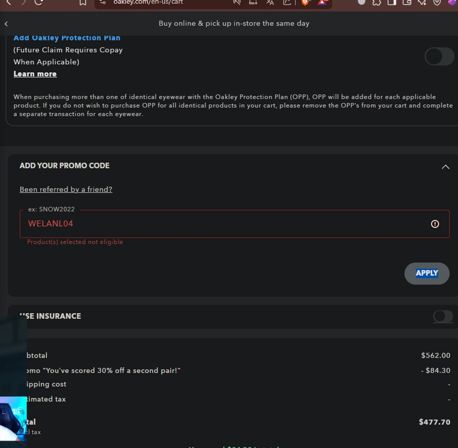 Oakley Promo Codes (4 Verified) - 20% Off Sitewide May 2025