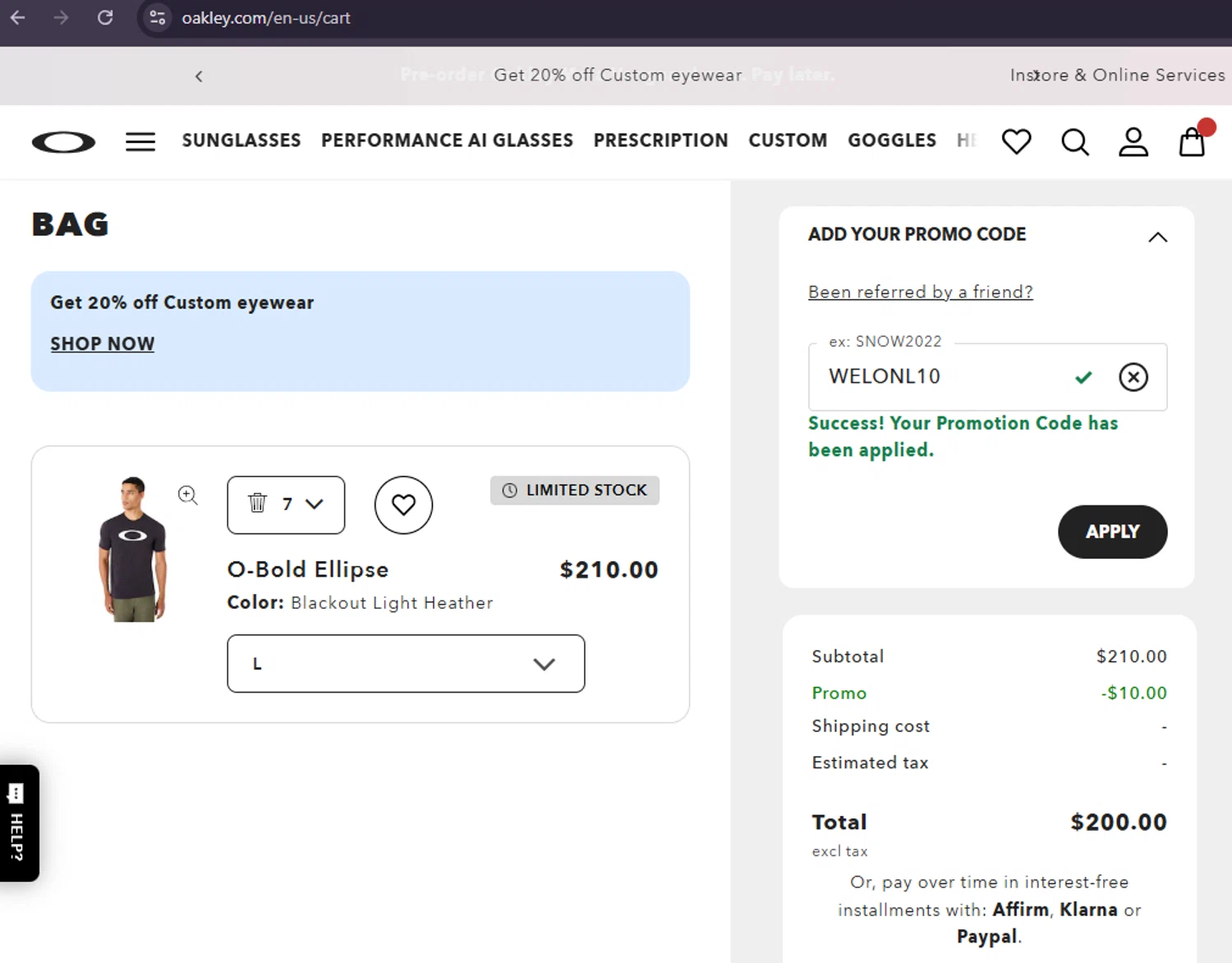Oakley Discount Codes - $10 Off (5 Verified) Nov 2025