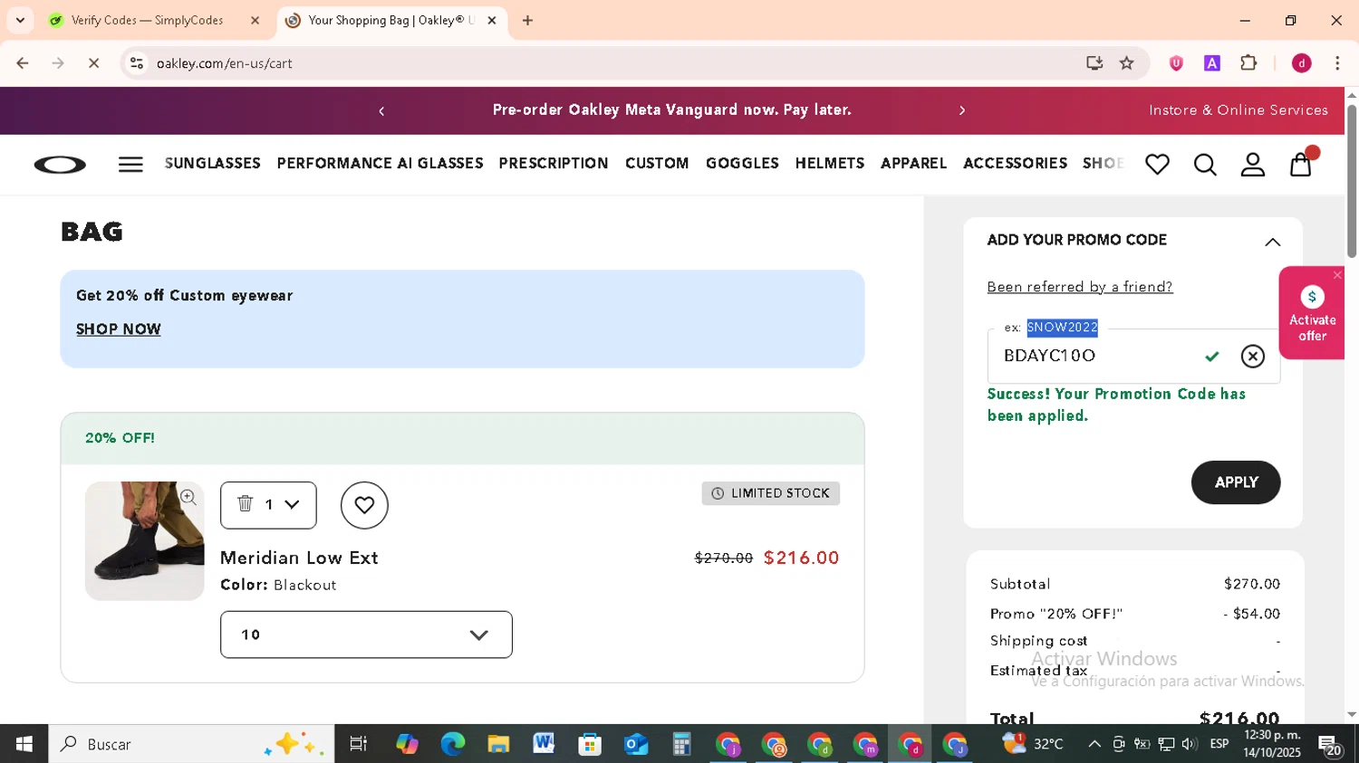 Oakley Discount Codes - $10 Off (5 Verified) Nov 2025