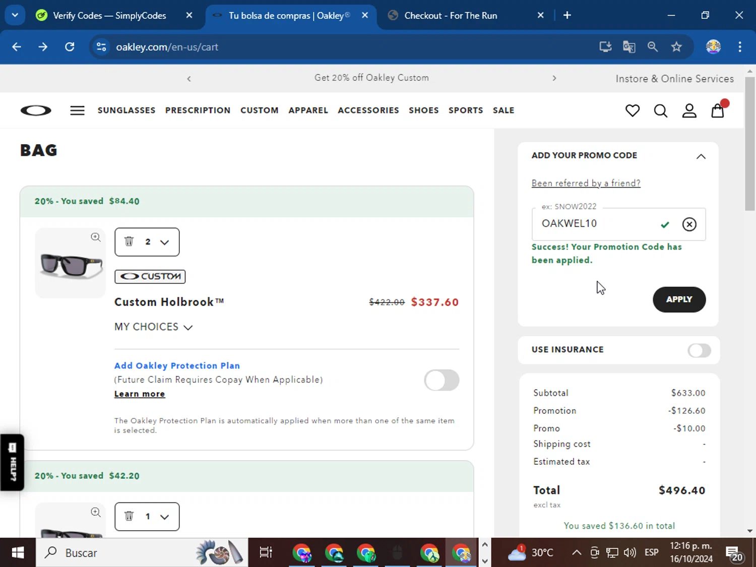 Oakley Promo Codes - 10% Off | November 2024