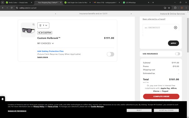 Oakley Promo Codes (6 Verified) - 10% Off Sitewide Feb 2025