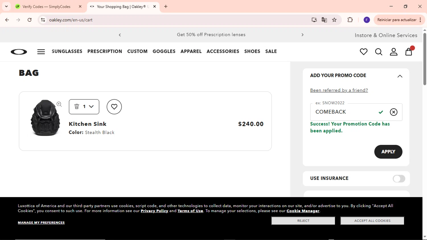 Oakley Promo Codes (4 Verified) - 20% Off Sitewide May 2025