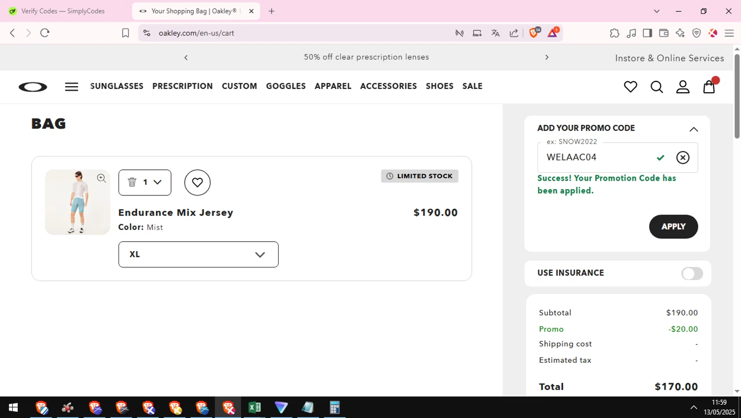 Oakley Promo Codes (4 Verified) - 20% Off Sitewide May 2025