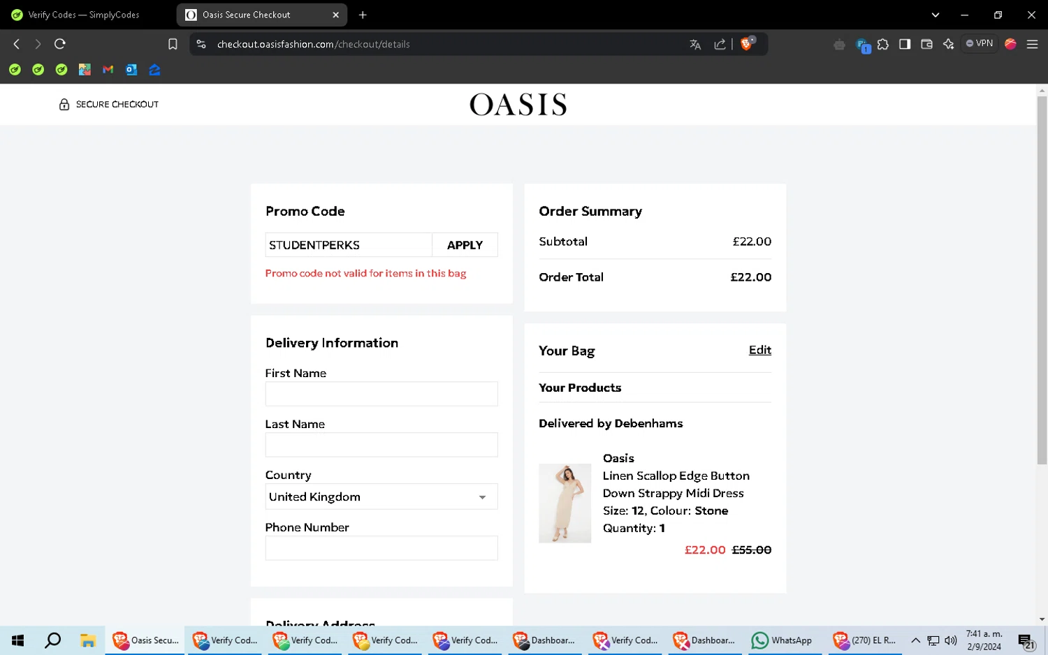 Oasis Clothing Discount Codes - 20% Off | October 2024
